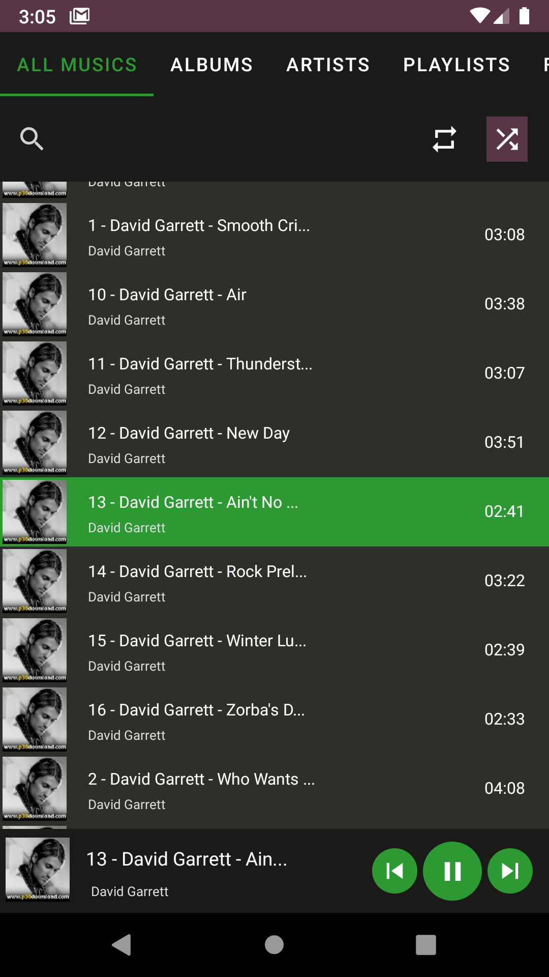 GitHub - Amin-MAG/MusicPlayer: Simple Android Music Player